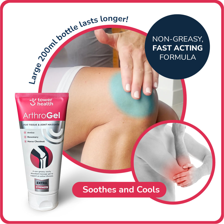 ArthroGel Soothing Muscle and Tissue Massage Gel - 200ml – Tower Health