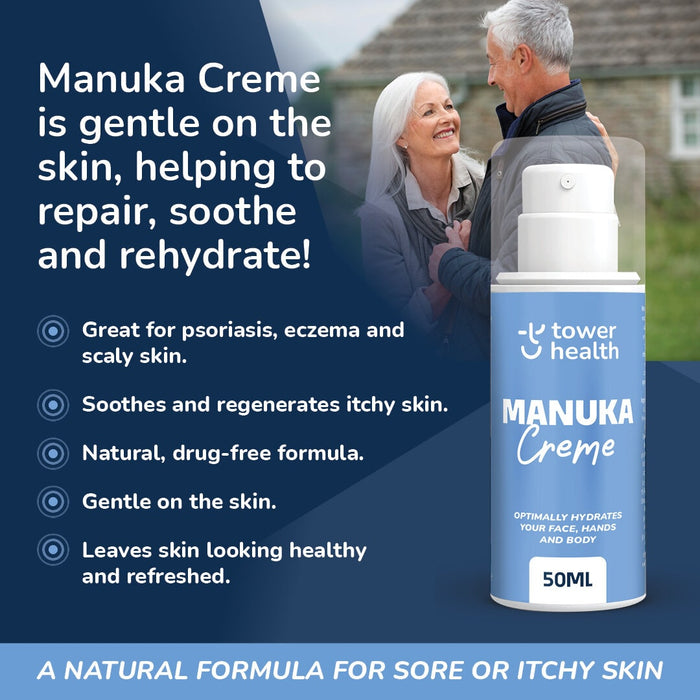 Manuka Creme - For Sore or Itchy Skin — Tower Health