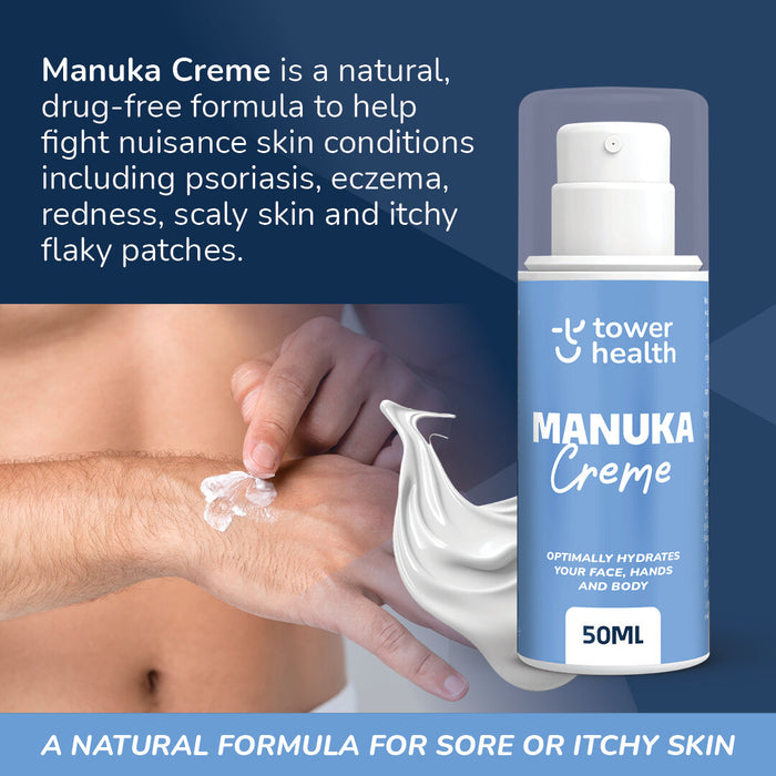 Manuka Creme - For Sore or Itchy Skin — Tower Health
