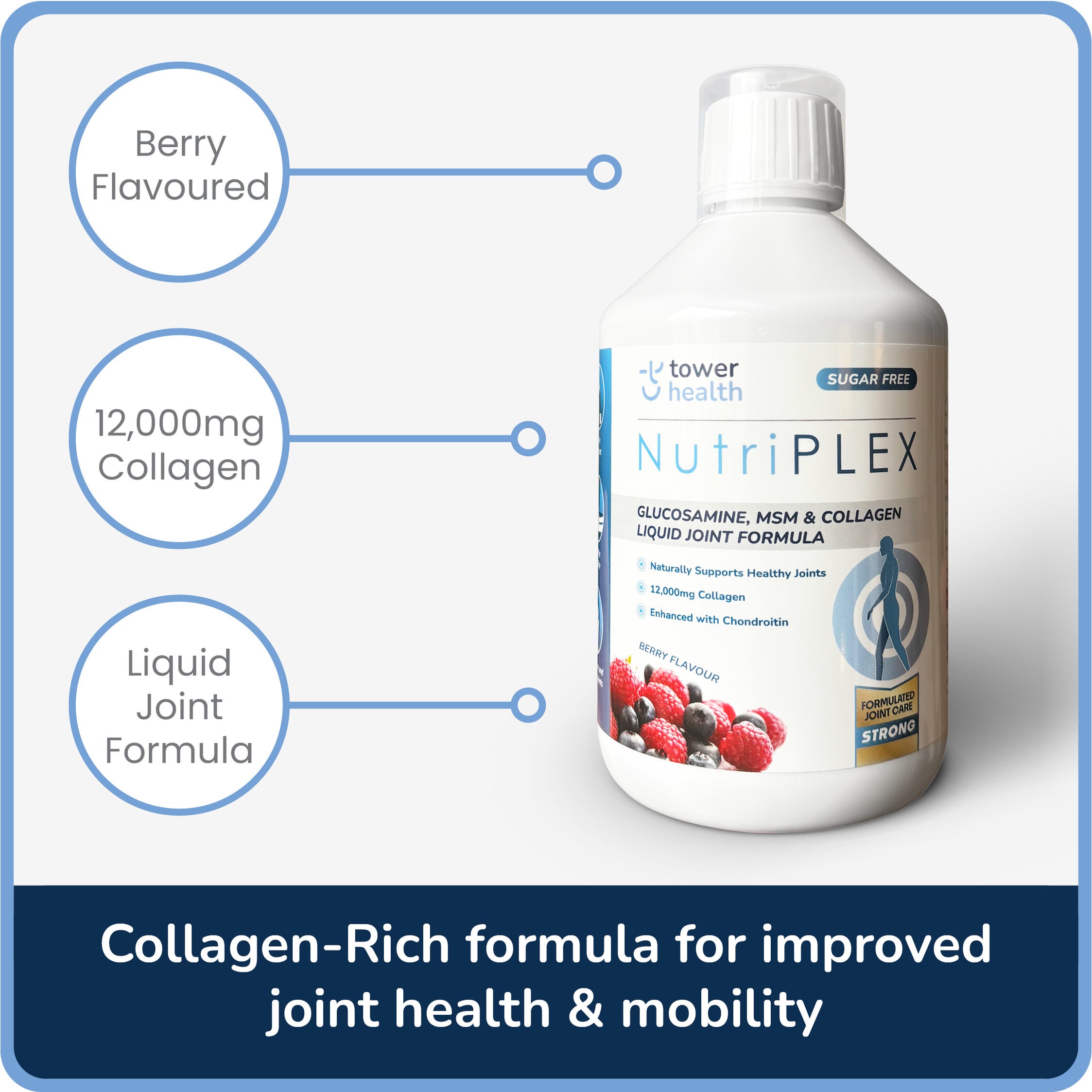 Nutriplex Liquid Formula - Berry Flavoured Collagen Rich Complex ...